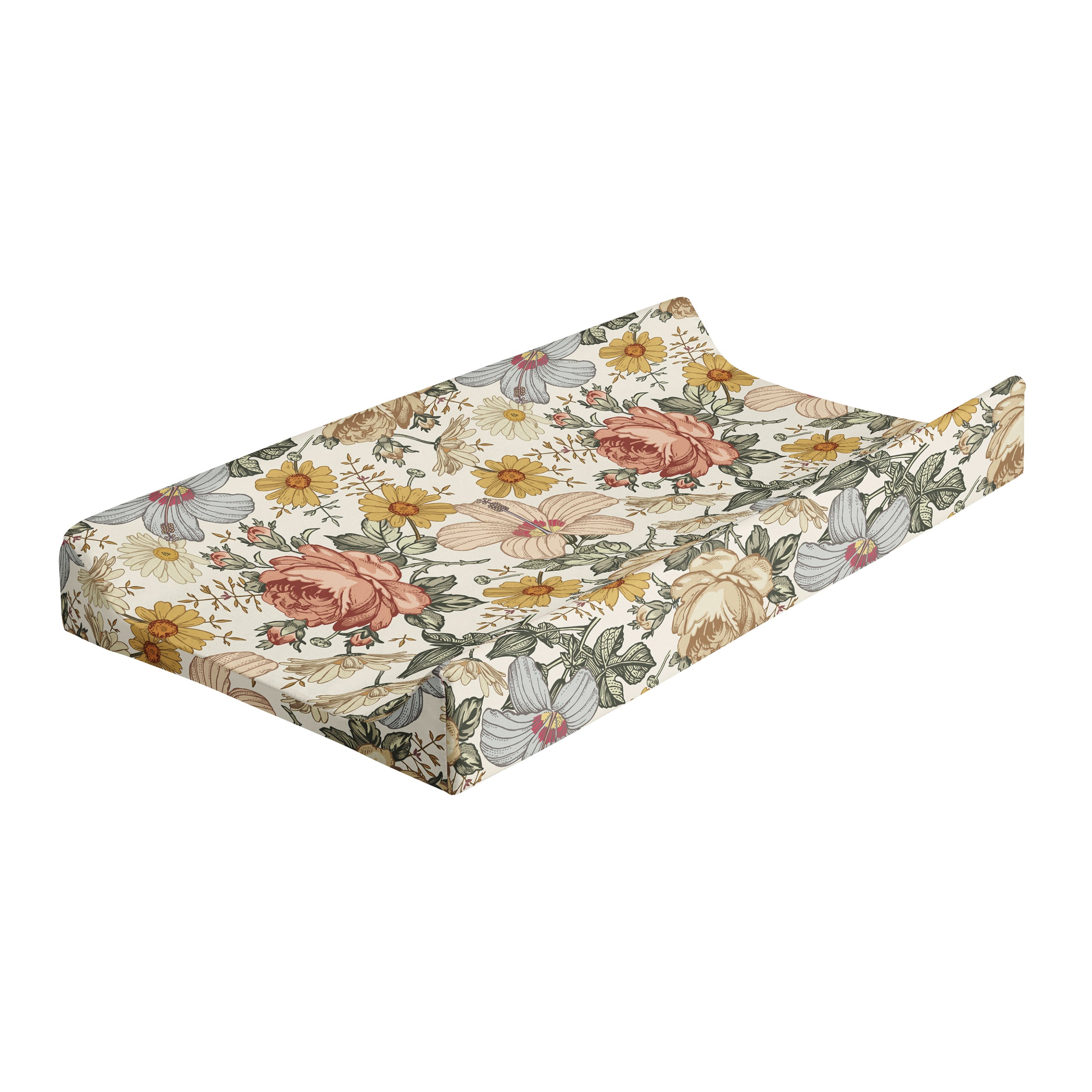 Changing Pad Cover Vintage floral – JLIKA